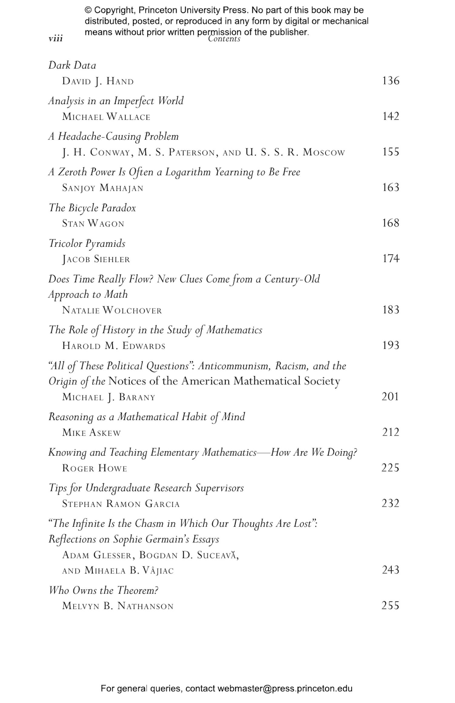 The Best Writing on Mathematics 2021 | Princeton University Press