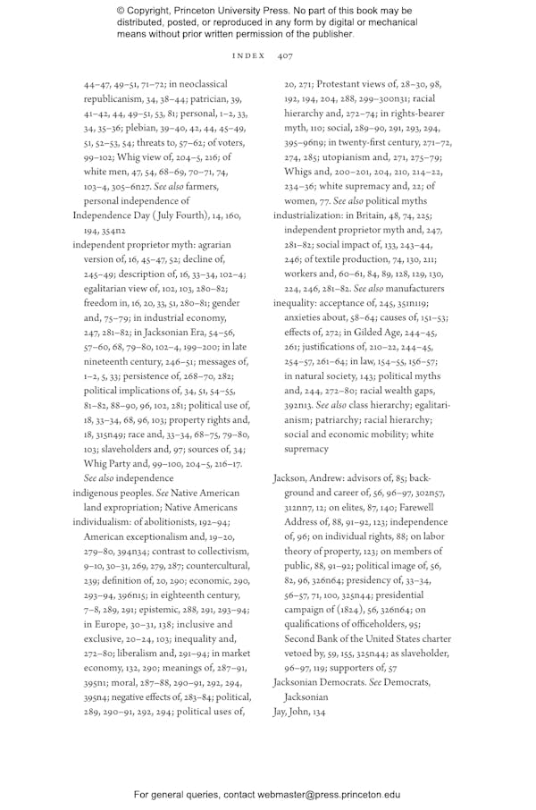 The Roots of American Individualism | Princeton University Press