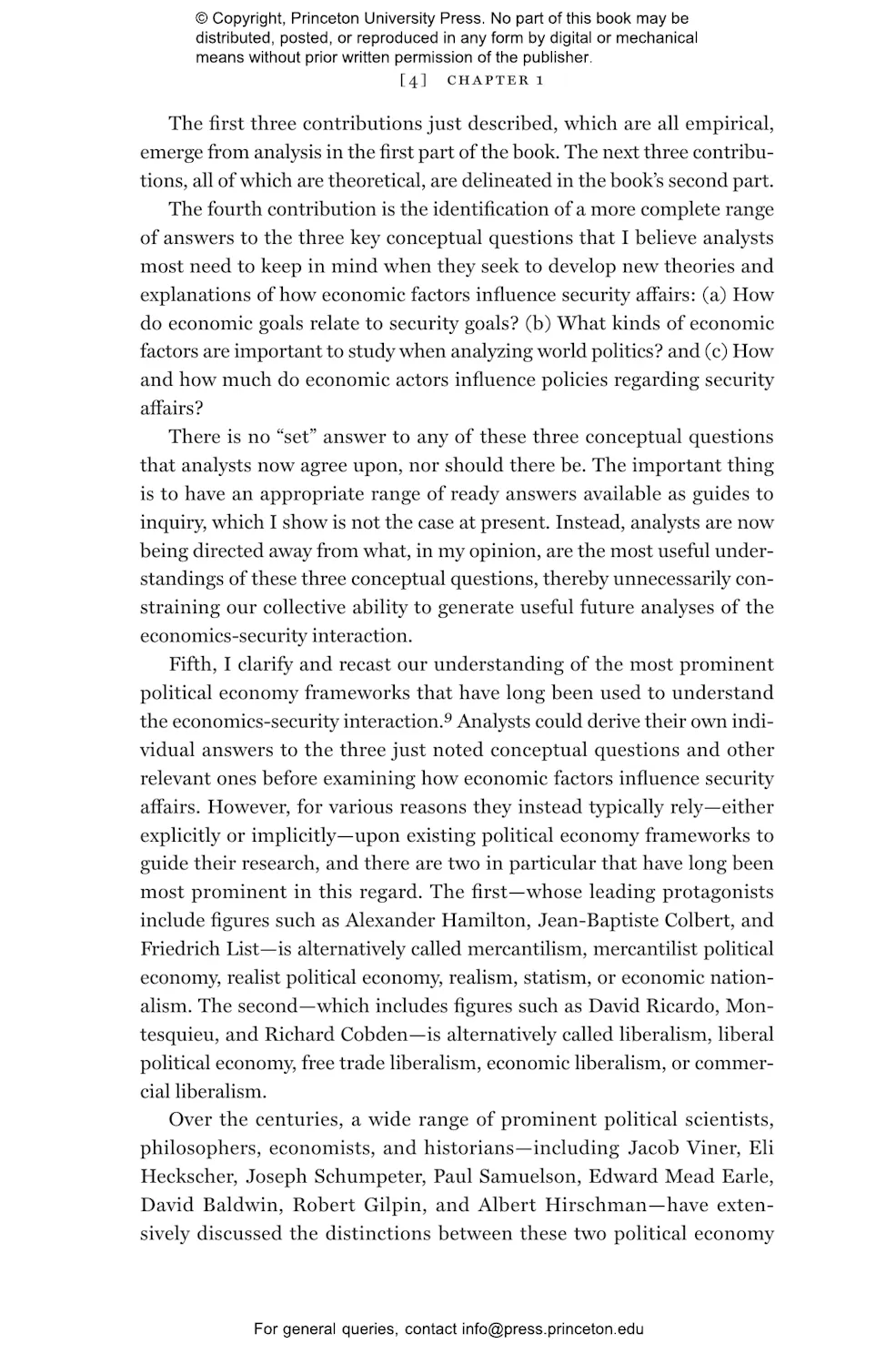 The Political Economy of Security | Princeton University Press