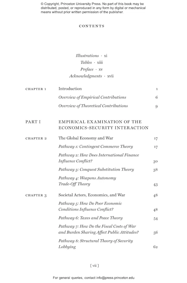 The Political Economy of Security | Princeton University Press