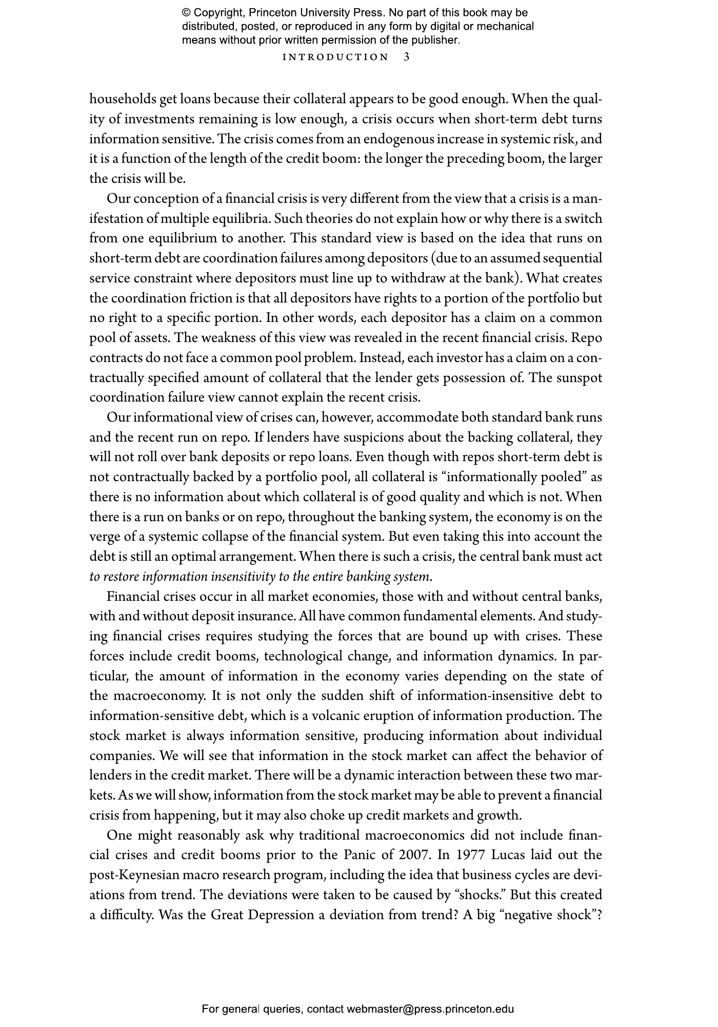 Macroeconomics and Financial Crises | Princeton University Press Macroeconomics and Financial Crises | Princeton University Press