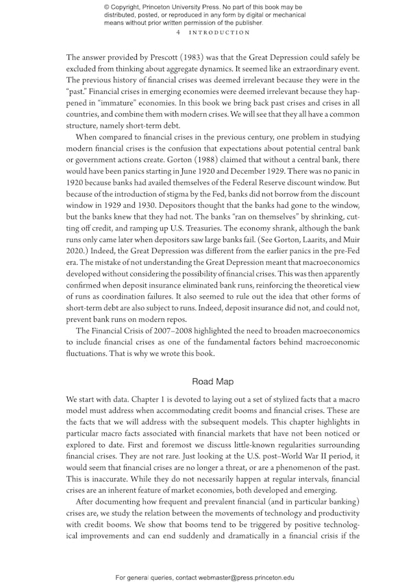 Macroeconomics and Financial Crises | Princeton University Press Macroeconomics and Financial Crises | Princeton University Press