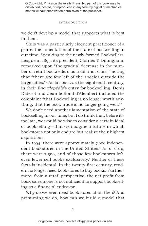 In Praise of Good Bookstores | Princeton University Press