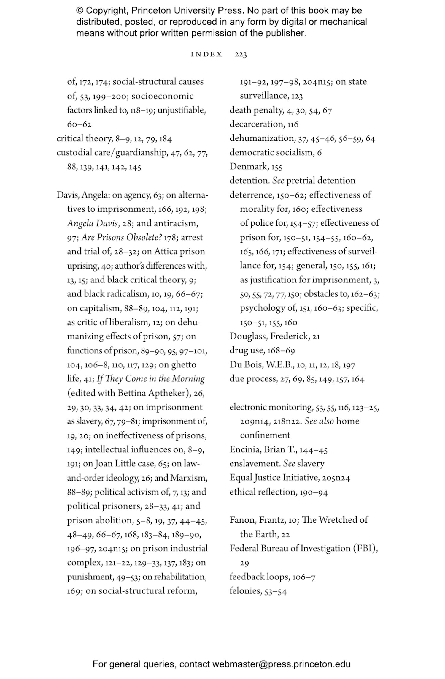 The Idea Of Prison Abolition Princeton University Press