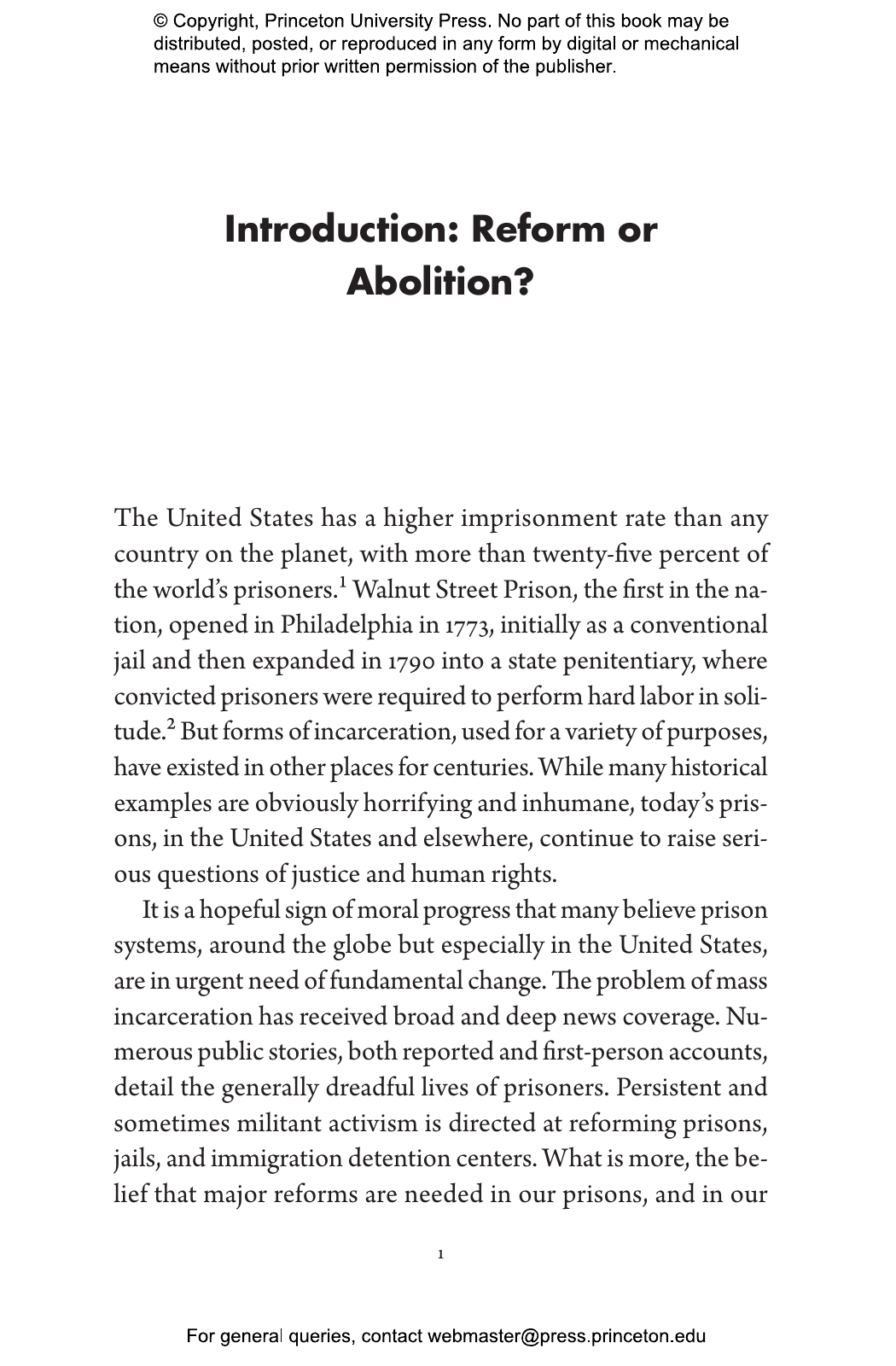 The Idea Of Prison Abolition Princeton University Press