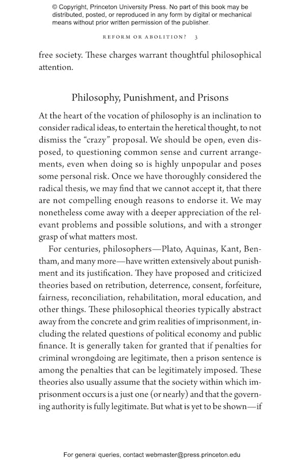 The Idea of Prison Abolition | Princeton University Press
