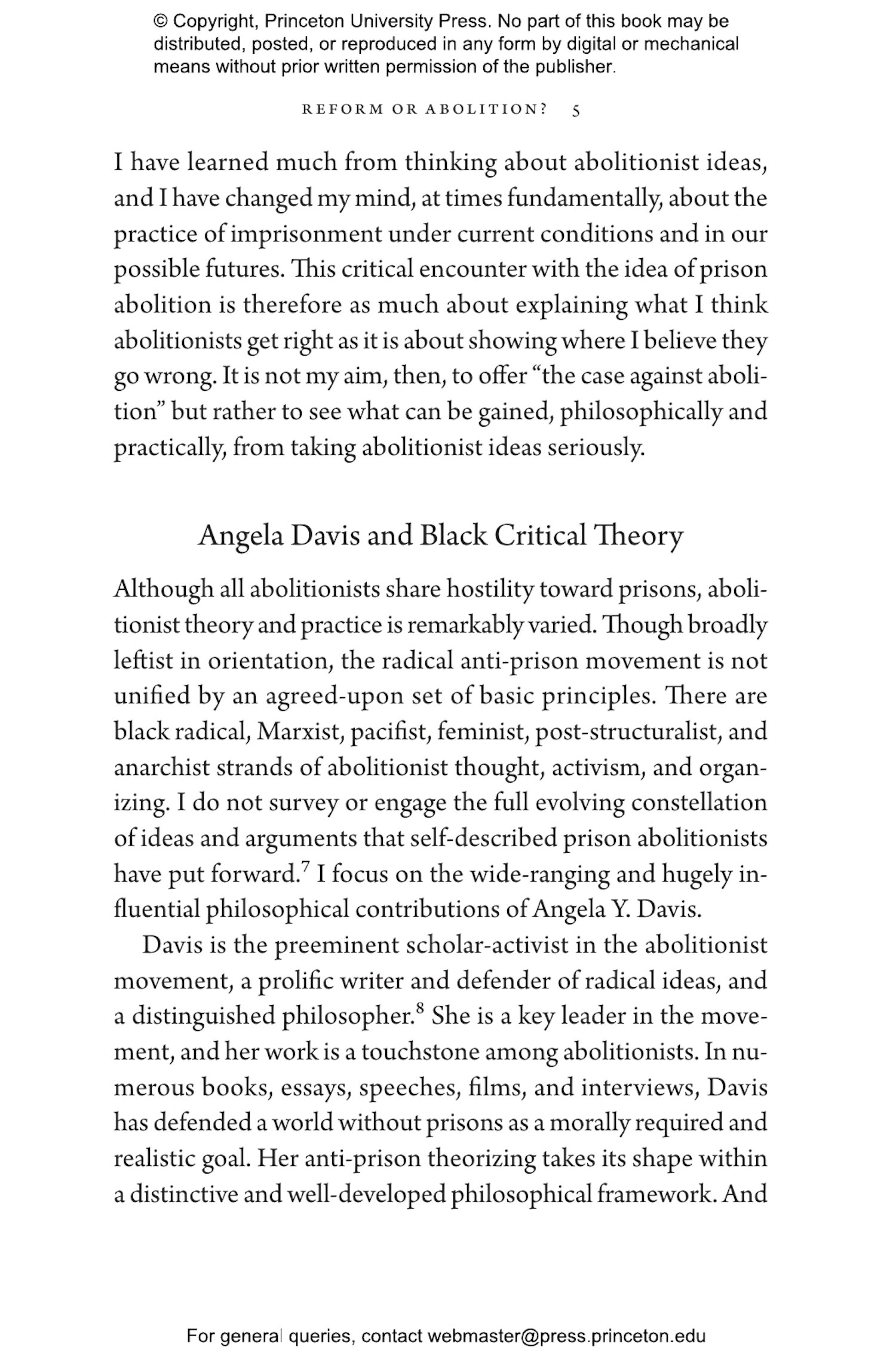 The Idea Of Prison Abolition Princeton University Press