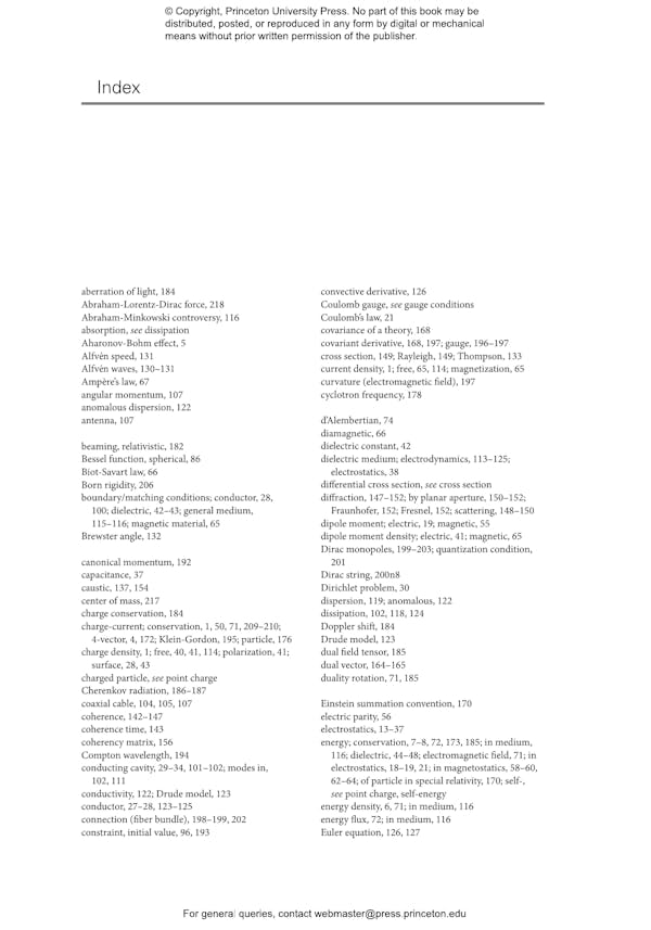 Advanced Classical Electromagnetism | Princeton University Press