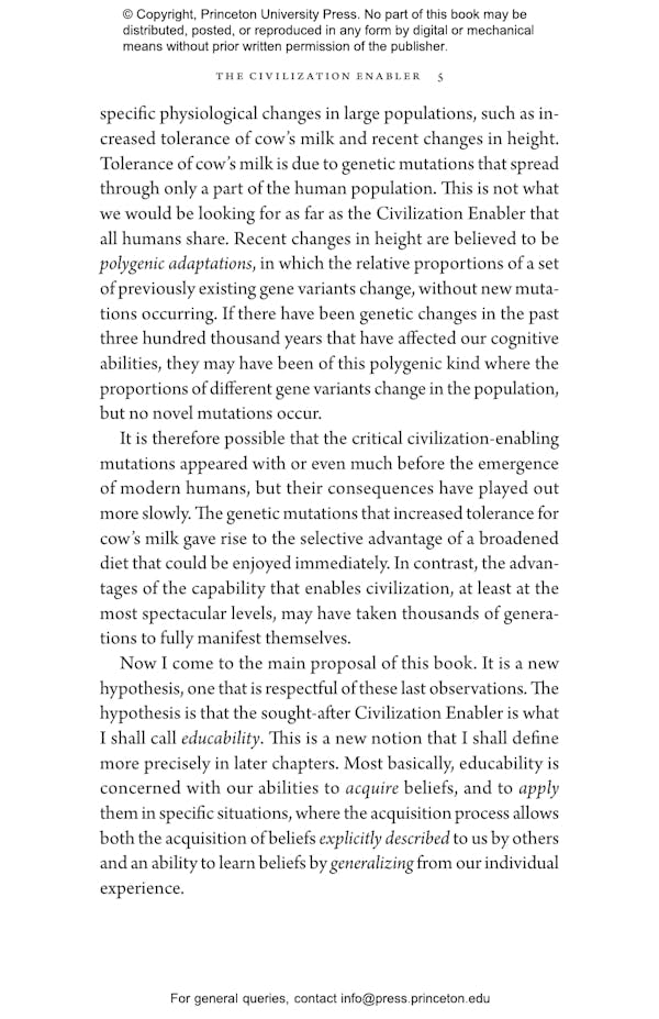 The Importance of Being Educable | Princeton University Press