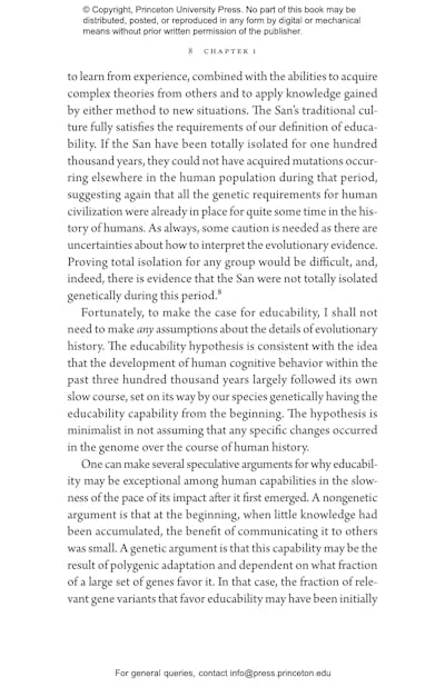 The Importance of Being Educable | Princeton University Press