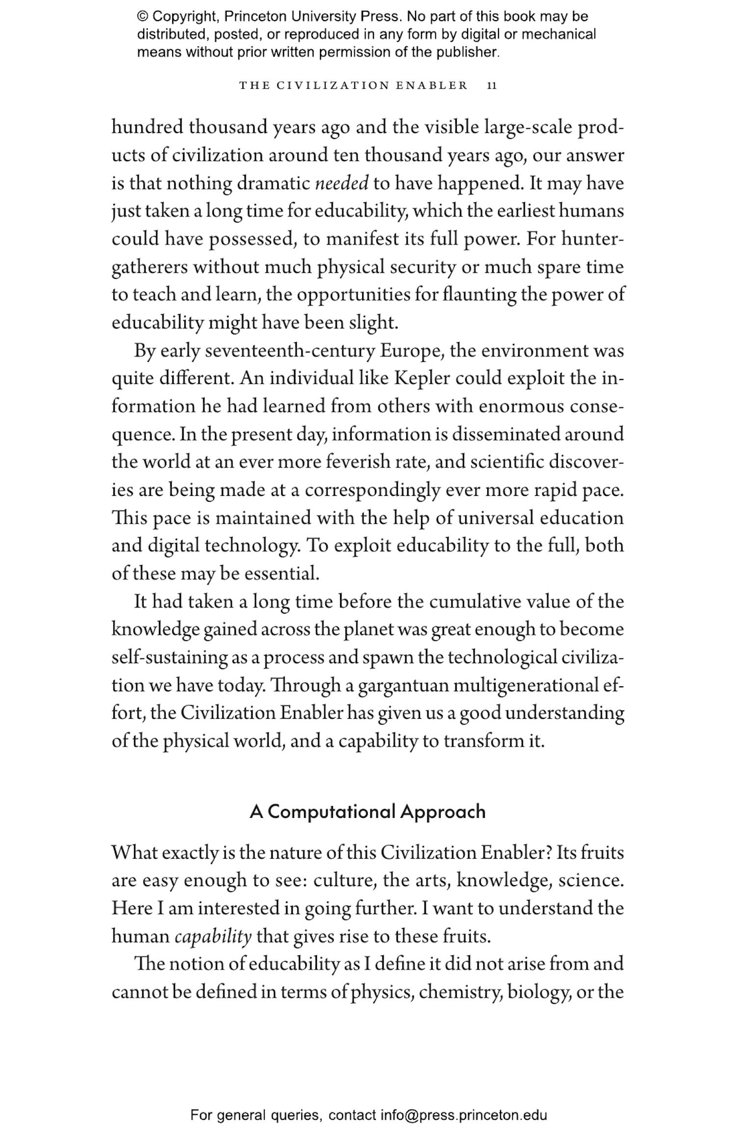 The Importance of Being Educable | Princeton University Press