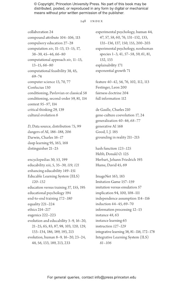 The Importance of Being Educable | Princeton University Press