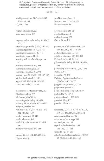 The Importance of Being Educable | Princeton University Press