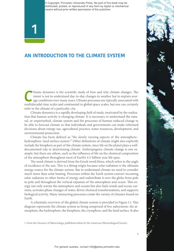Climate Dynamics, 2nd Edition | Princeton University Press