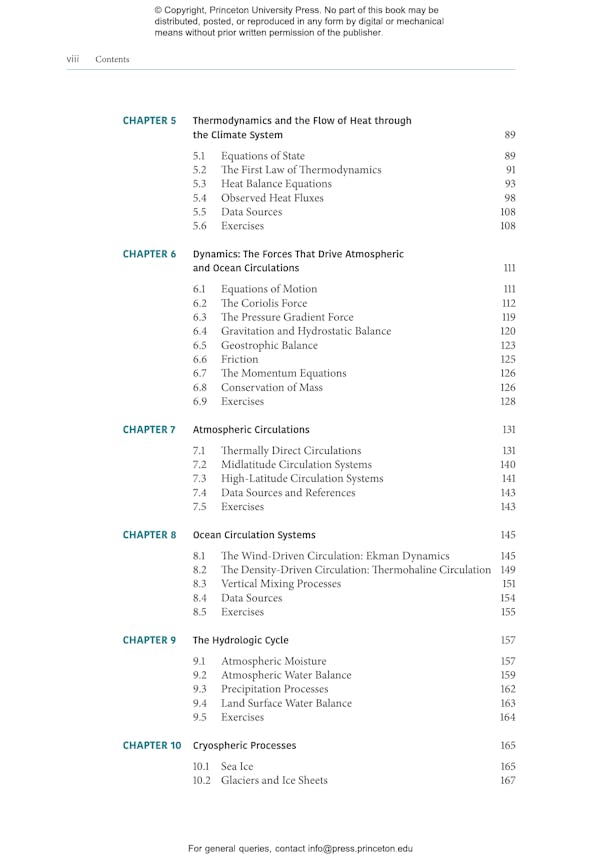Climate Dynamics, 2nd Edition | Princeton University Press
