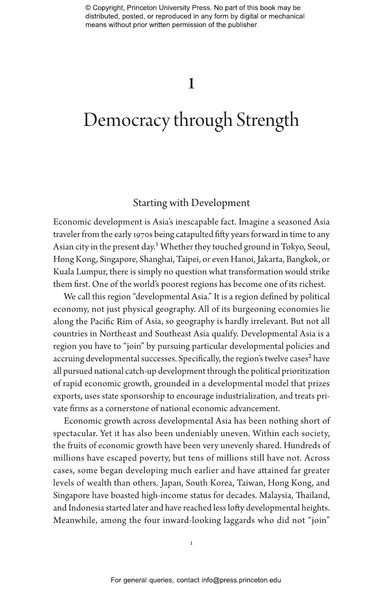 From Development to Democracy | Princeton University Press