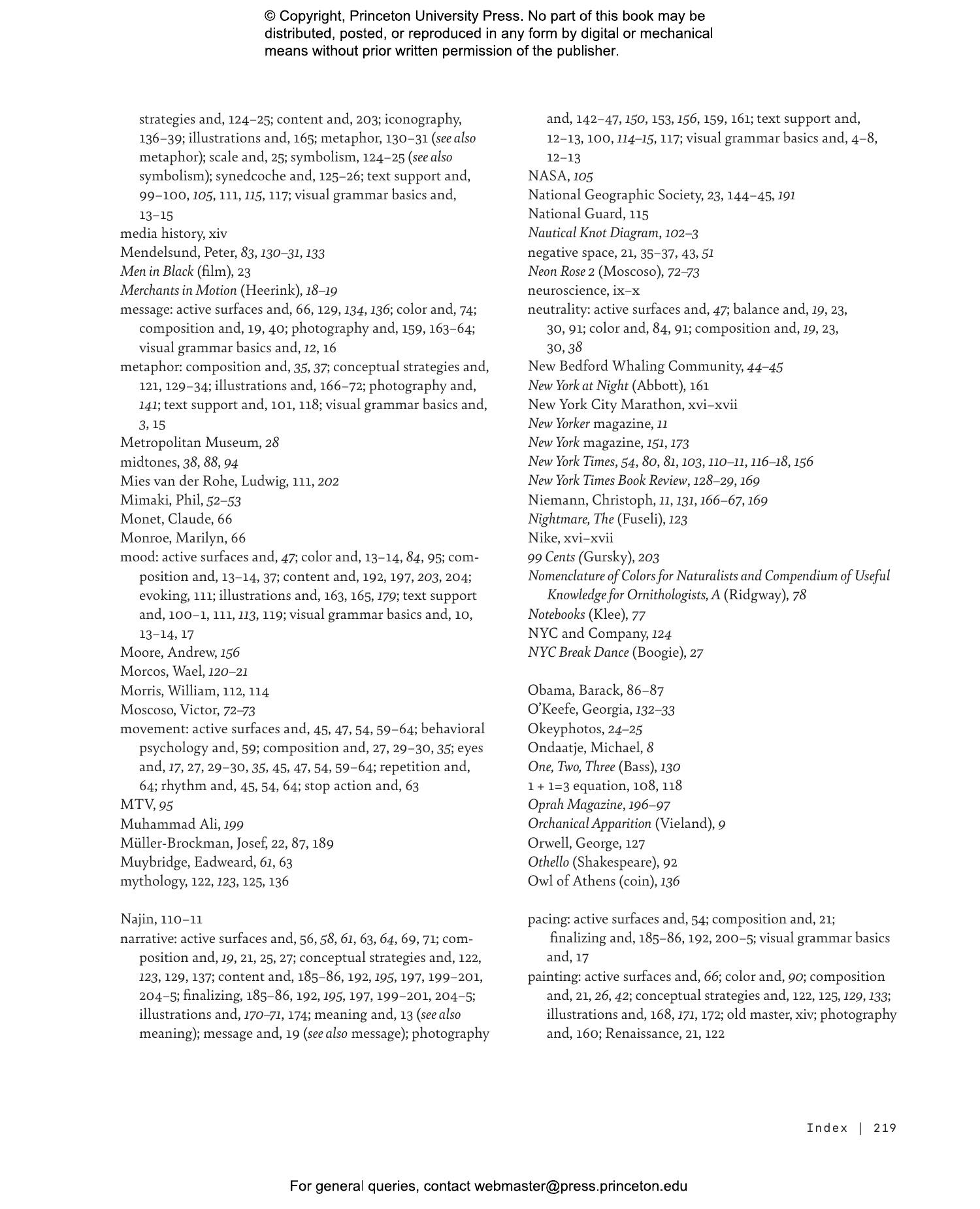 The Elements of Visual Grammar | Princeton University Press