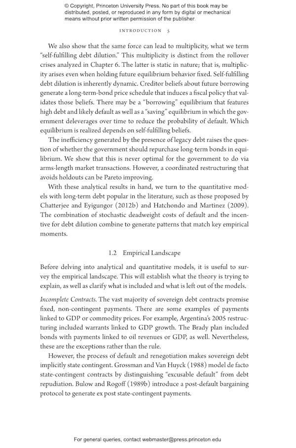 The Economics of Sovereign Debt and Default | Princeton University Press