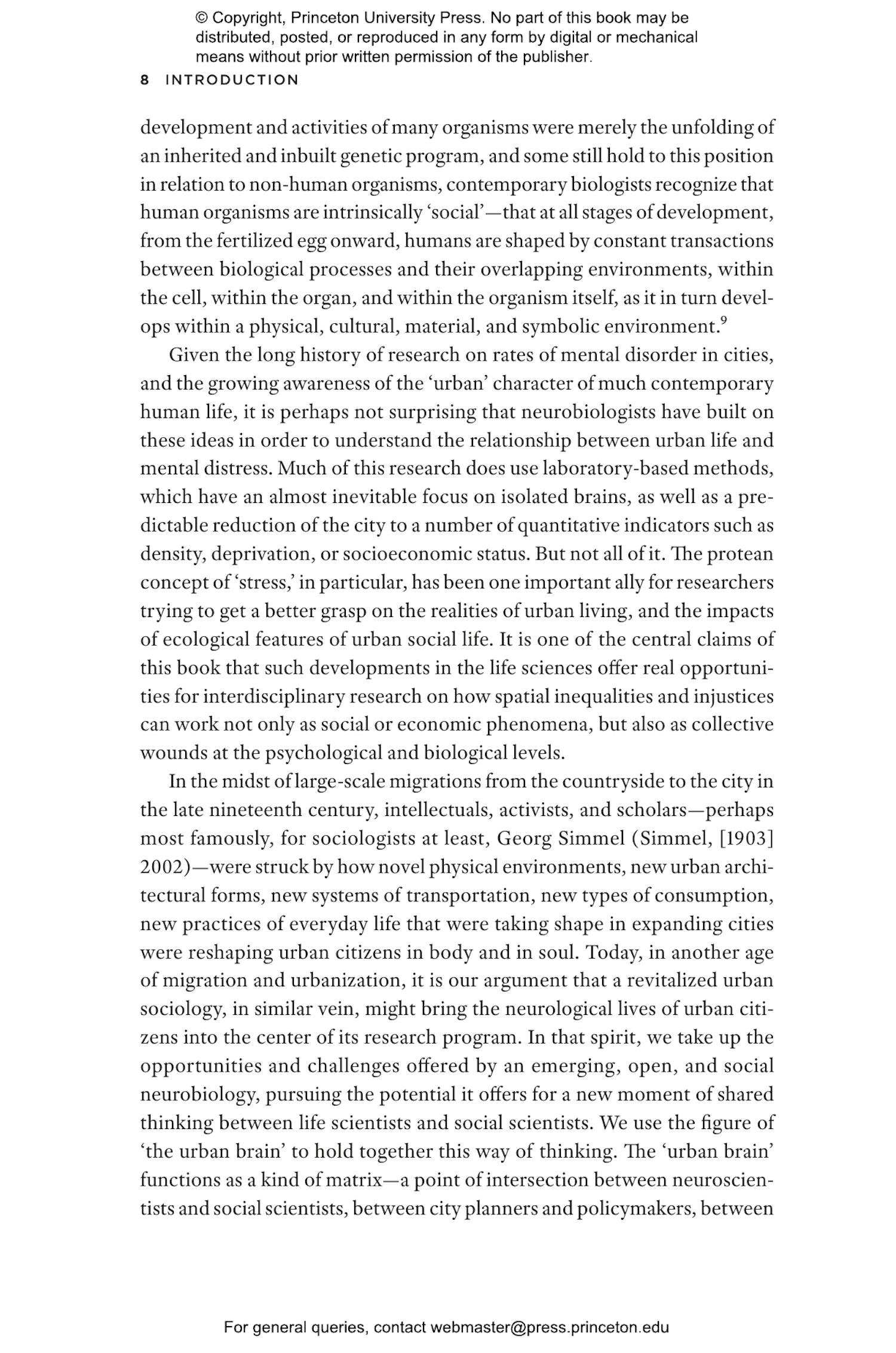 The Urban Brain | Princeton University Press