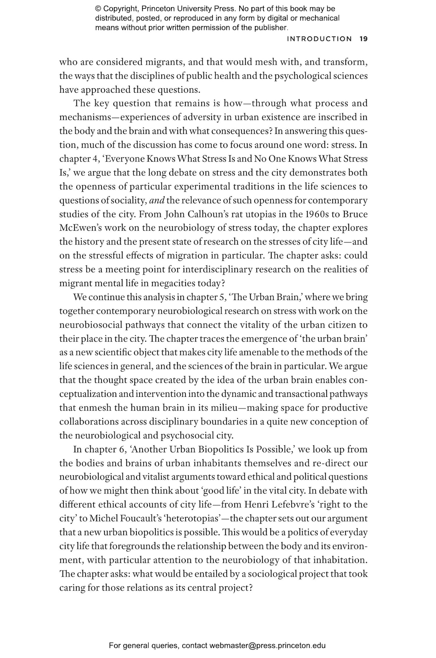 The Urban Brain | Princeton University Press