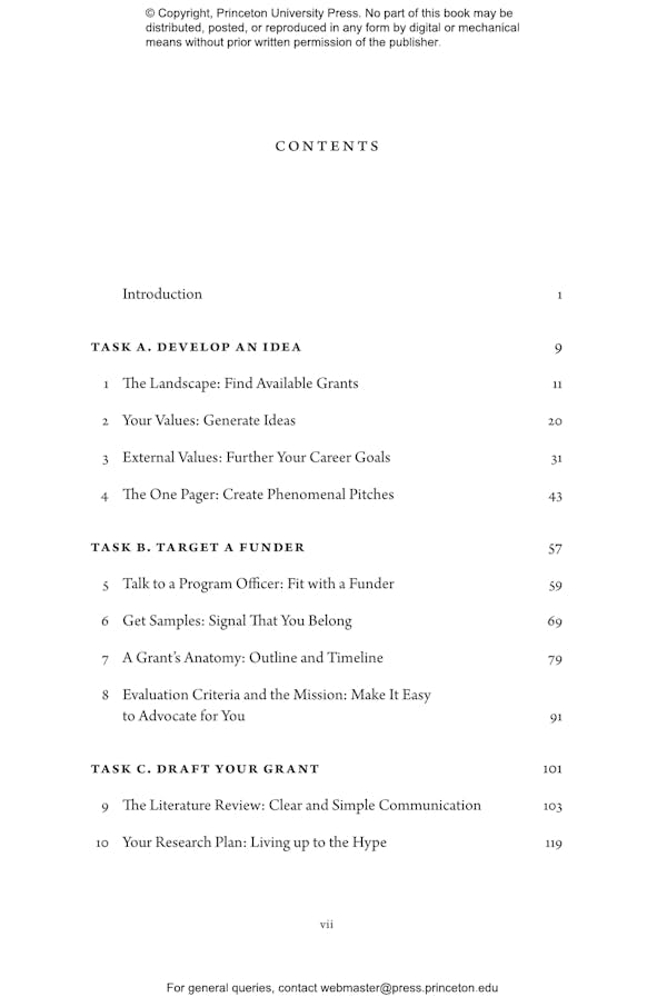 The Grant Writing Guide | Princeton University Press