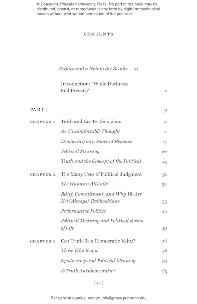 On Truth in Politics | Princeton University Press