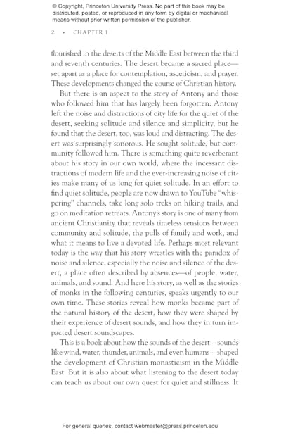 Sonorous Desert | Princeton University Press