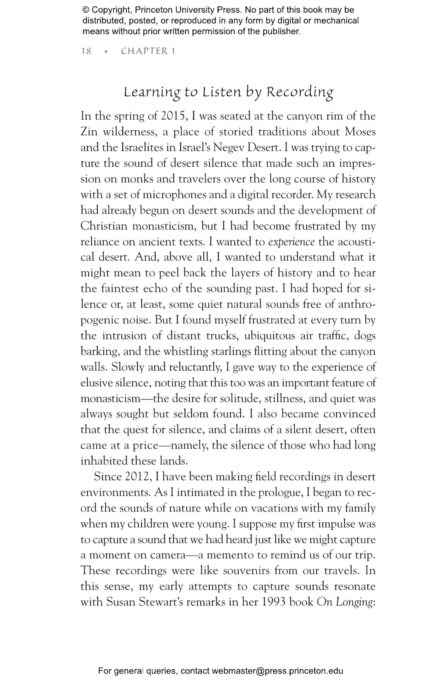 Sonorous Desert | Princeton University Press