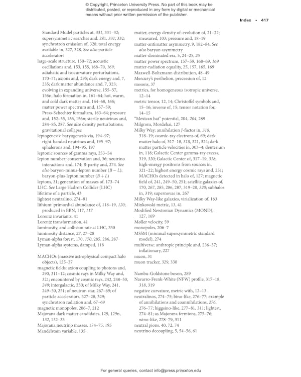 Particle Cosmology and Astrophysics | Princeton University Press