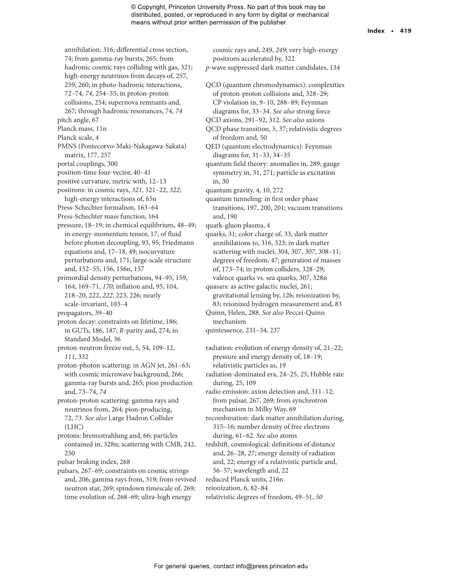 Particle Cosmology and Astrophysics | Princeton University Press