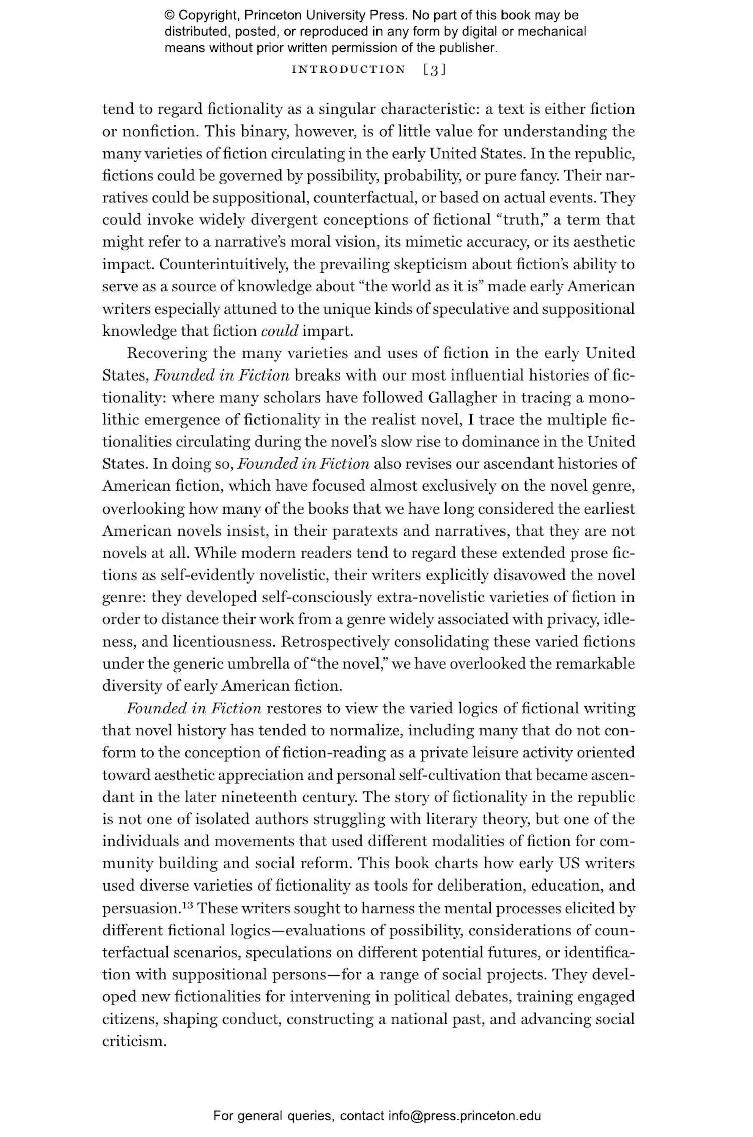 Founded in Fiction | Princeton University Press