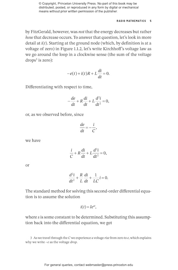 The Mathematical Radio | Princeton University Press