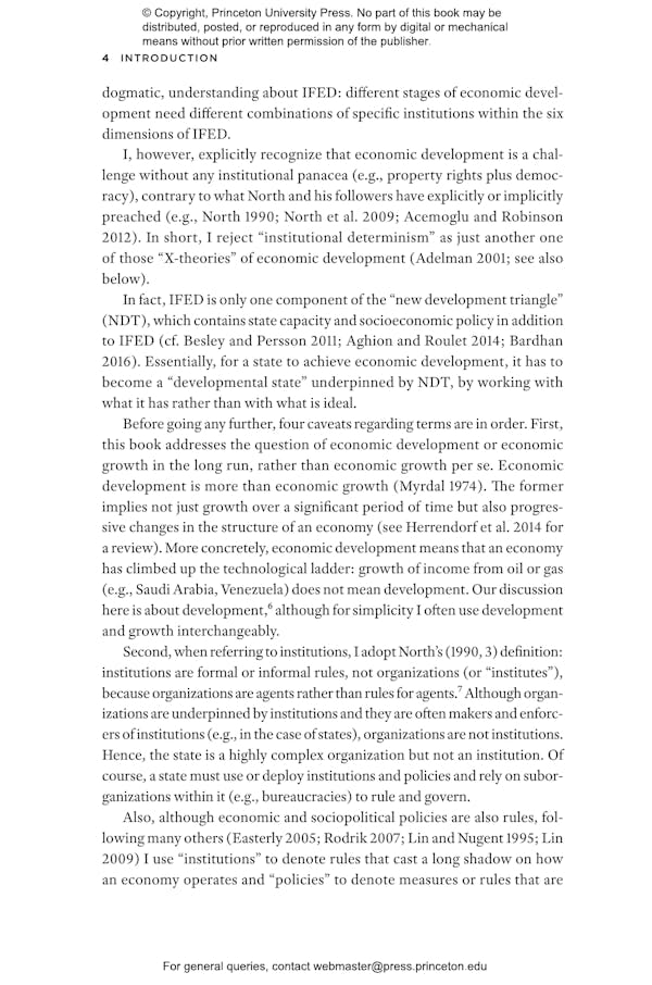 The Institutional Foundation of Economic Development | Princeton ...