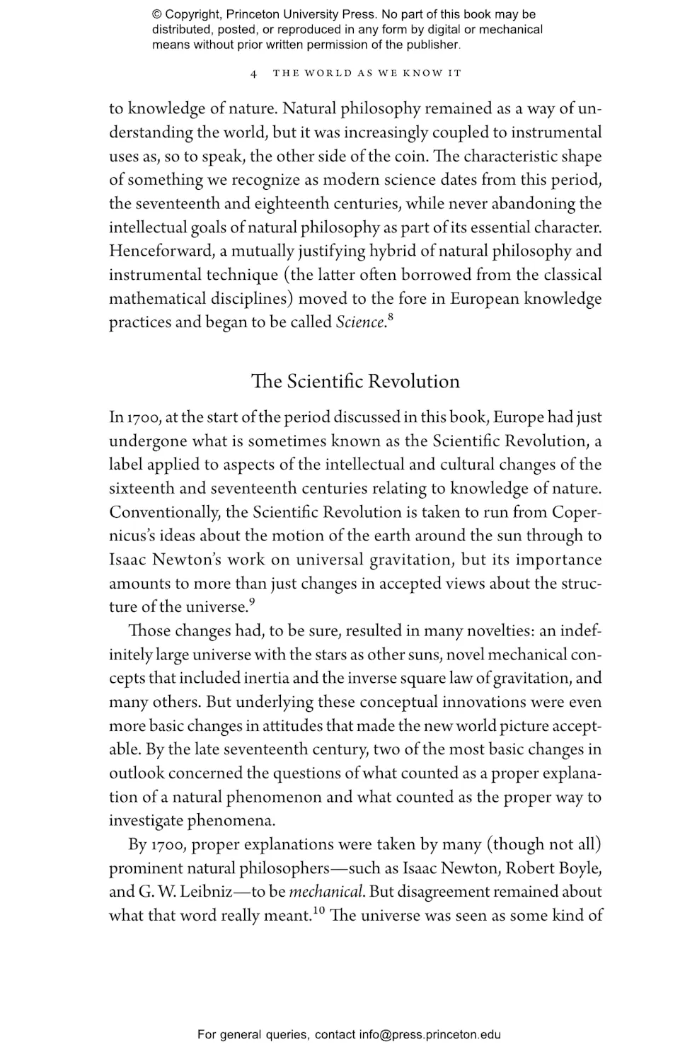 The World as We Know It | Princeton University Press