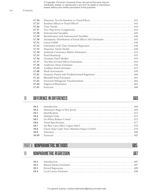 Econometrics | Princeton University Press