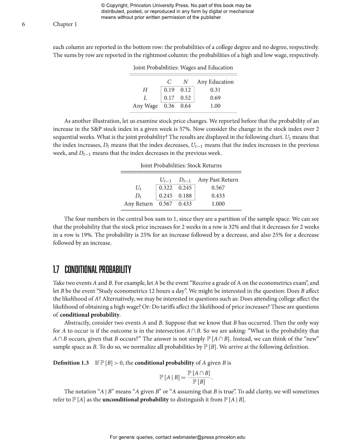 Probability and Statistics for Economists | Princeton University Press