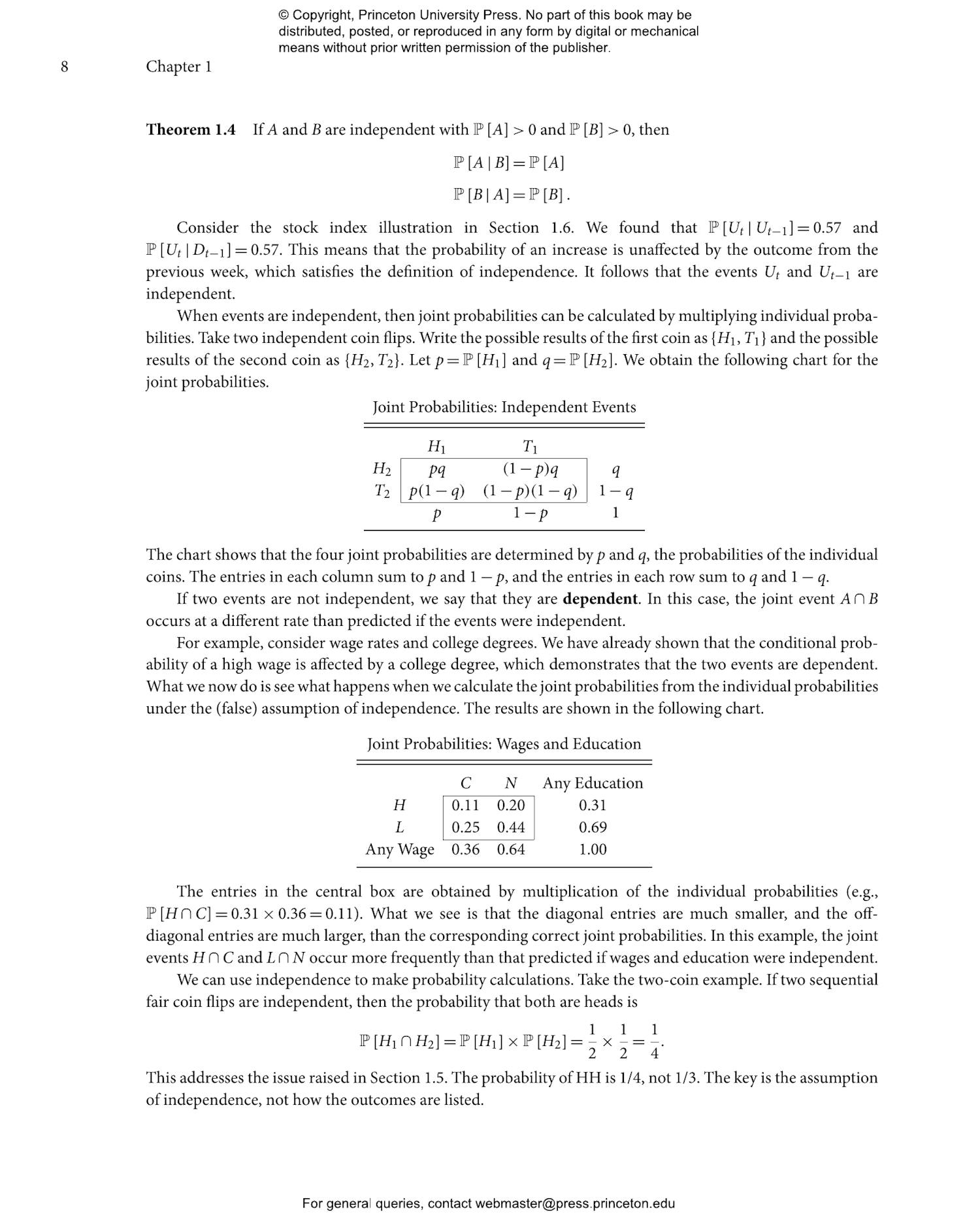 Probability and Statistics for Economists | Princeton University Press