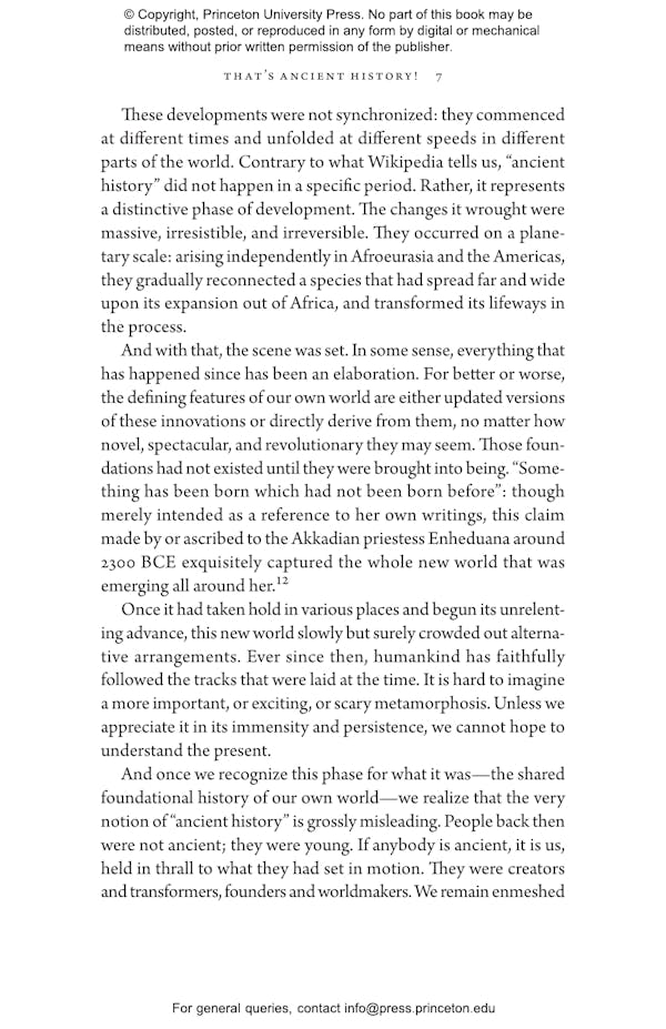 What Is Ancient History? | Princeton University Press