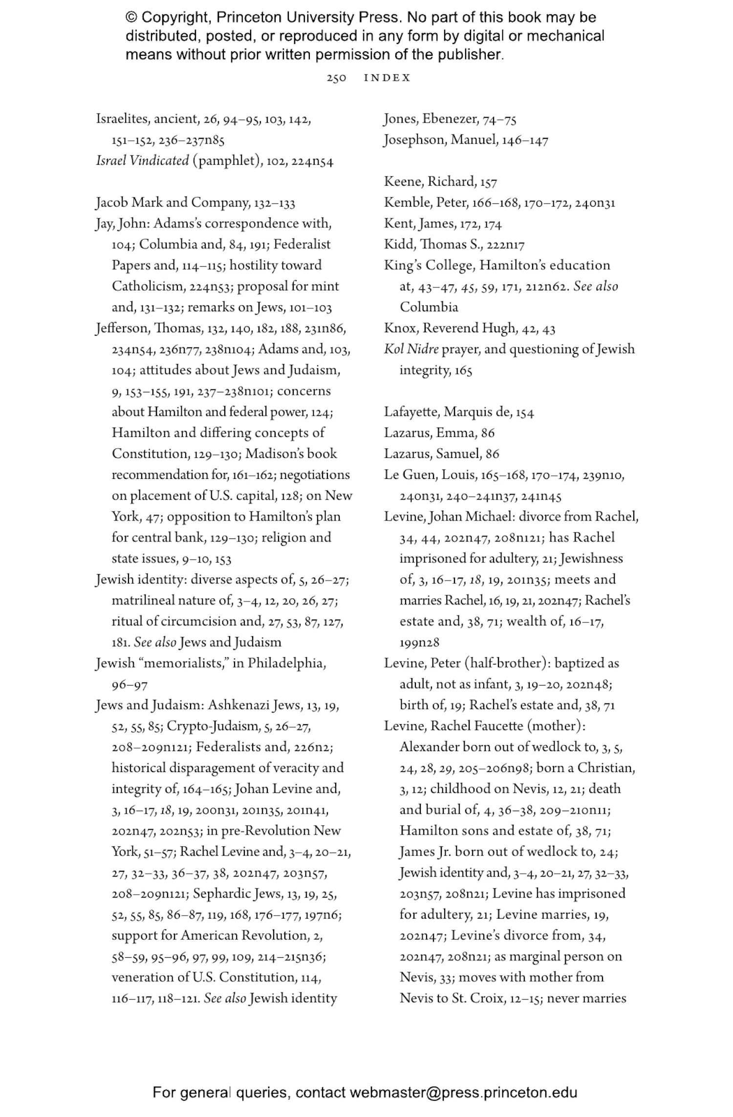 The Jewish World of Alexander Hamilton | Princeton University Press