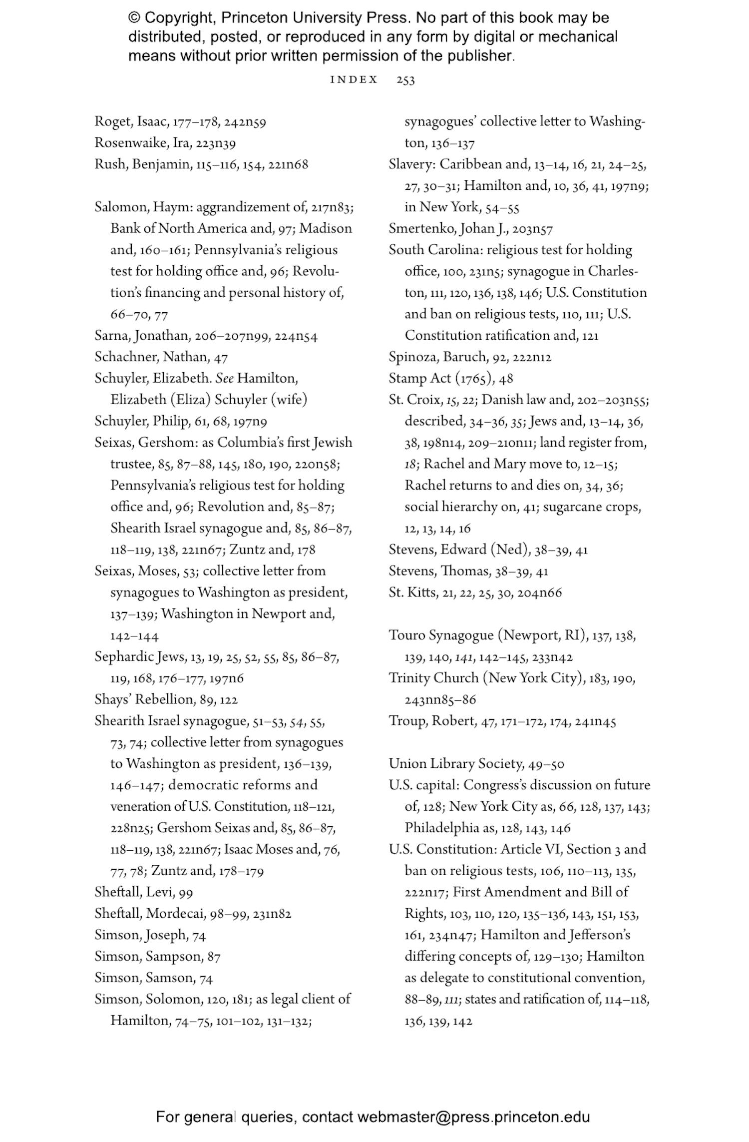 The Jewish World of Alexander Hamilton | Princeton University Press