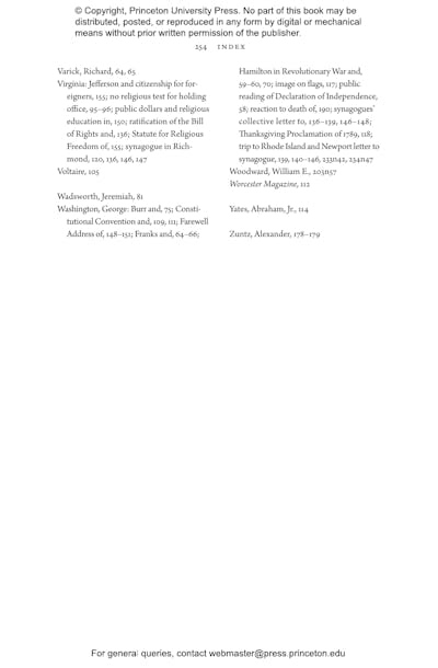 The Jewish World of Alexander Hamilton | Princeton University Press