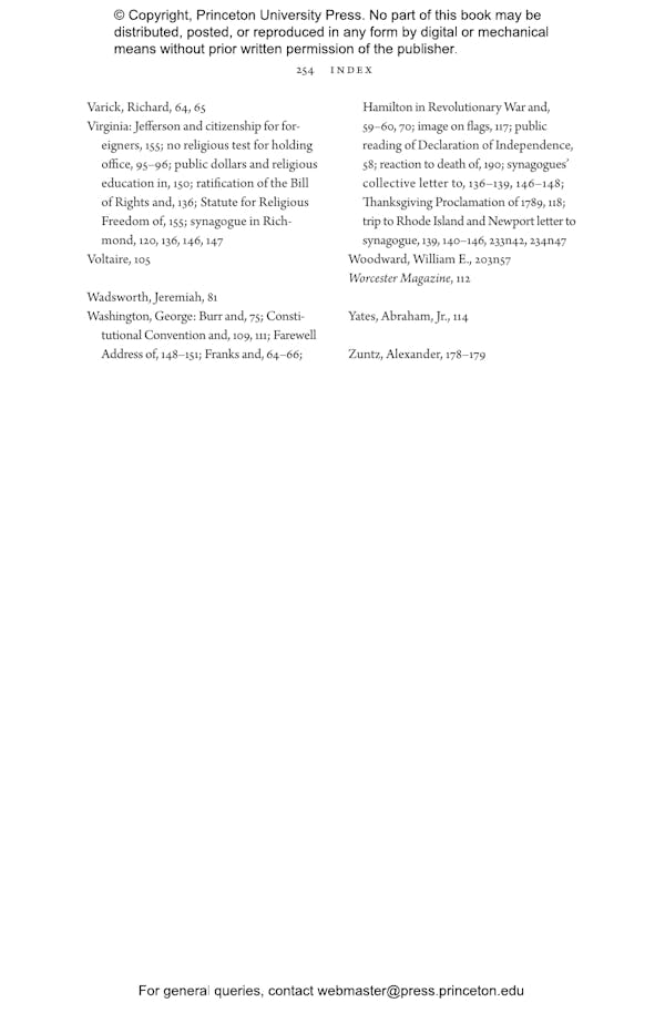 The Jewish World of Alexander Hamilton | Princeton University Press