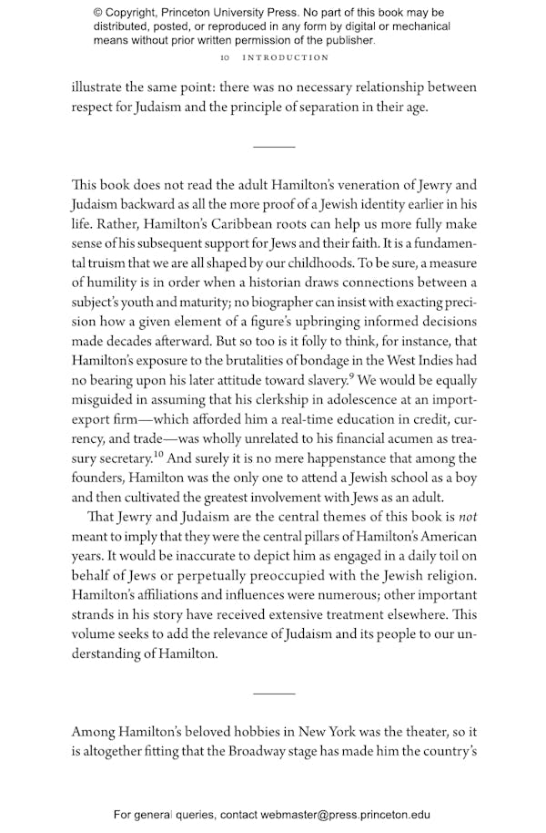 The Jewish World of Alexander Hamilton | Princeton University Press