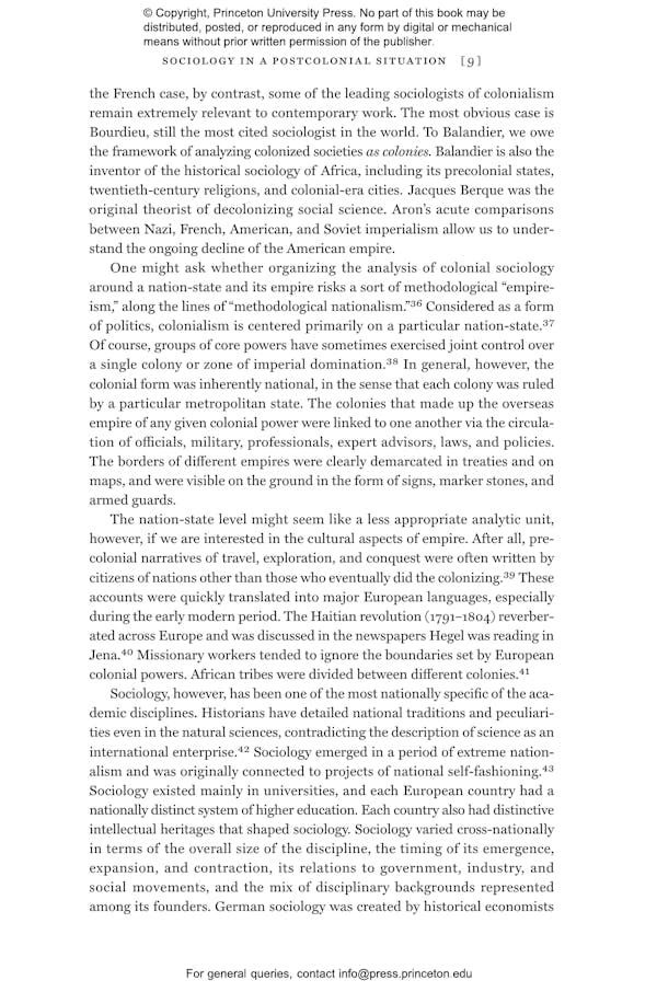 The Colonial Origins of Modern Social Thought | Princeton University Press