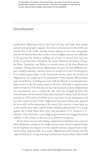 Afghanistan | Princeton University Press