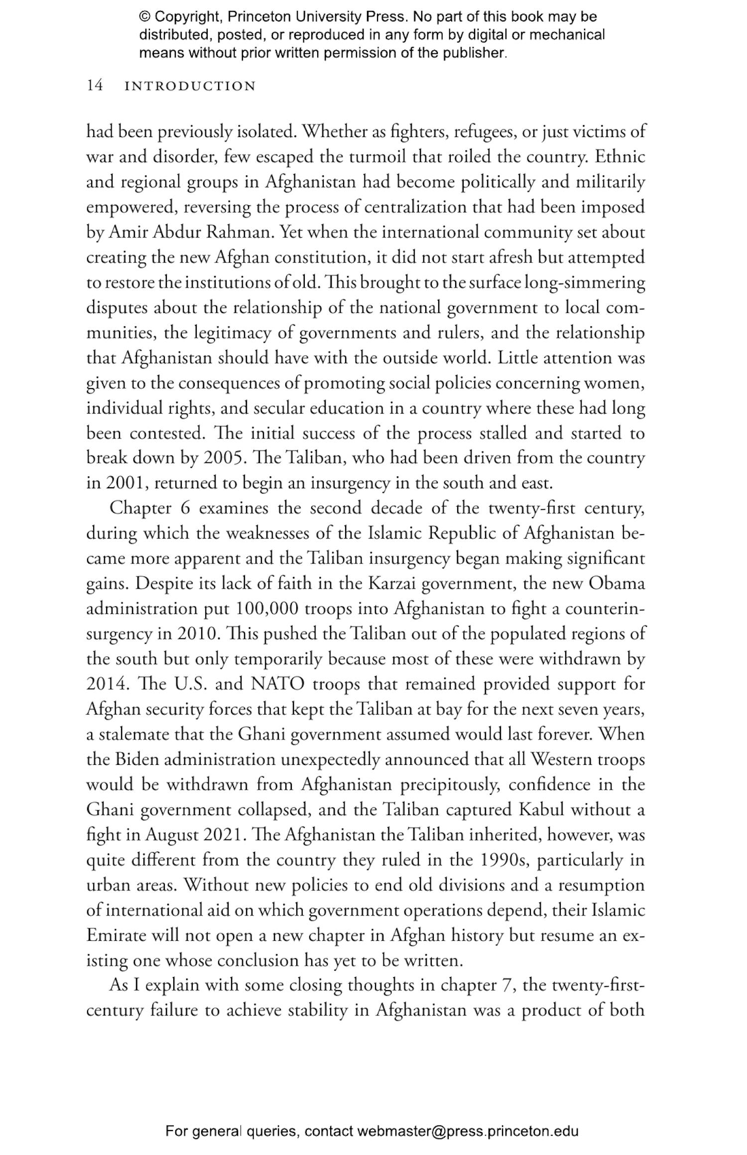Afghanistan | Princeton University Press