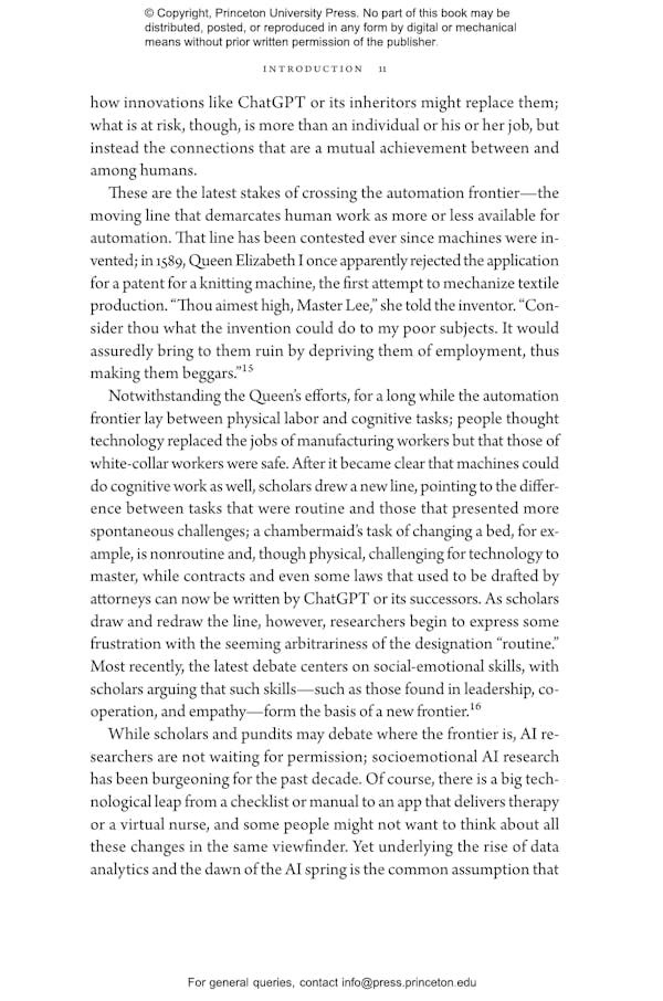 The Last Human Job | Princeton University Press