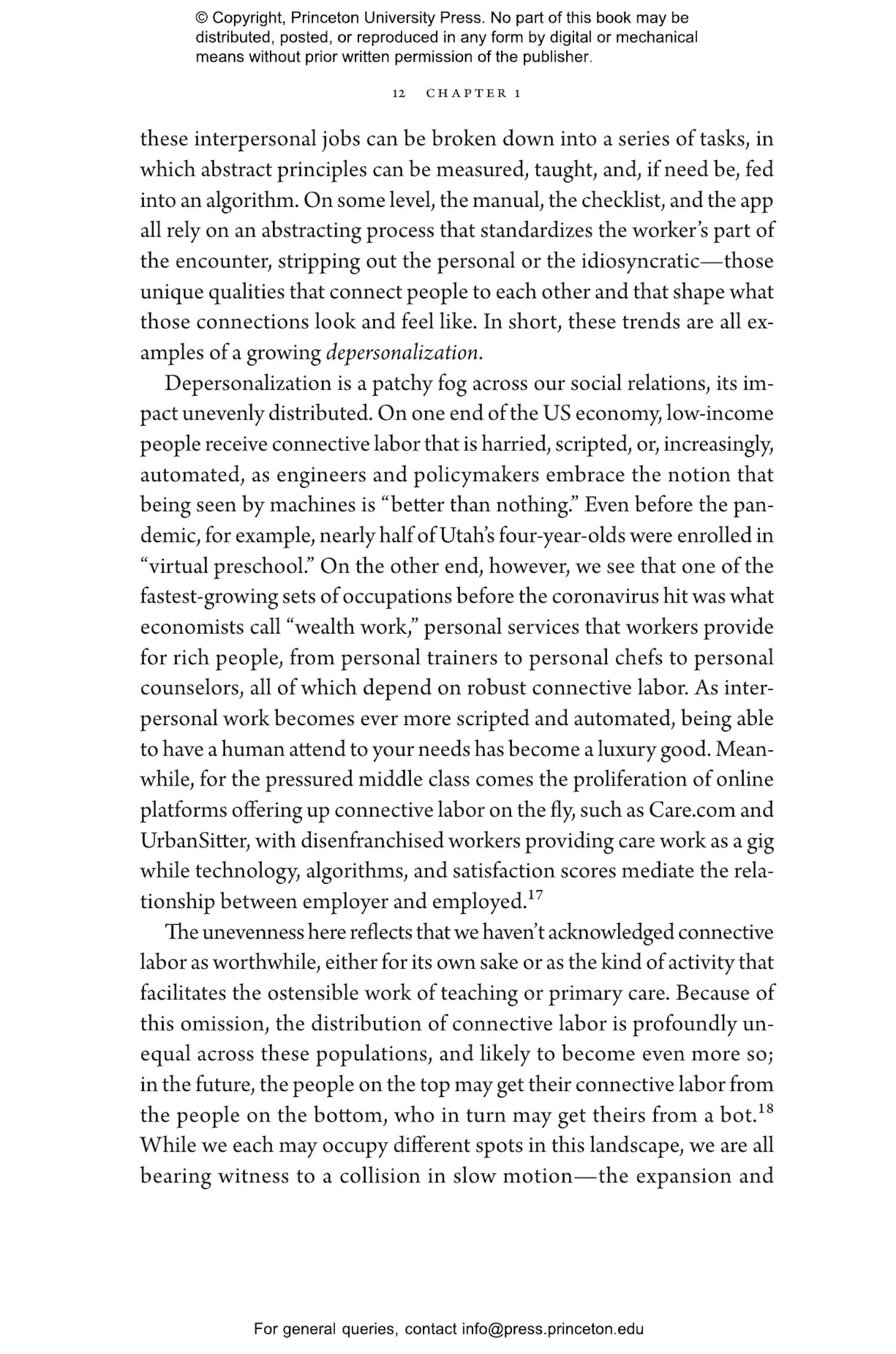 The Last Human Job | Princeton University Press