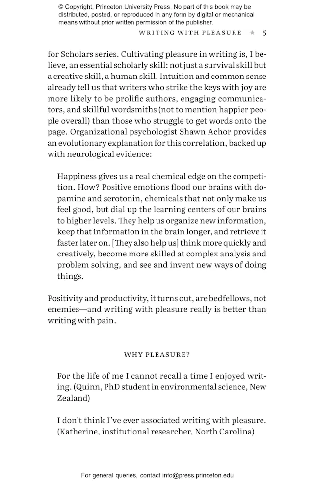 Writing with Pleasure | Princeton University Press