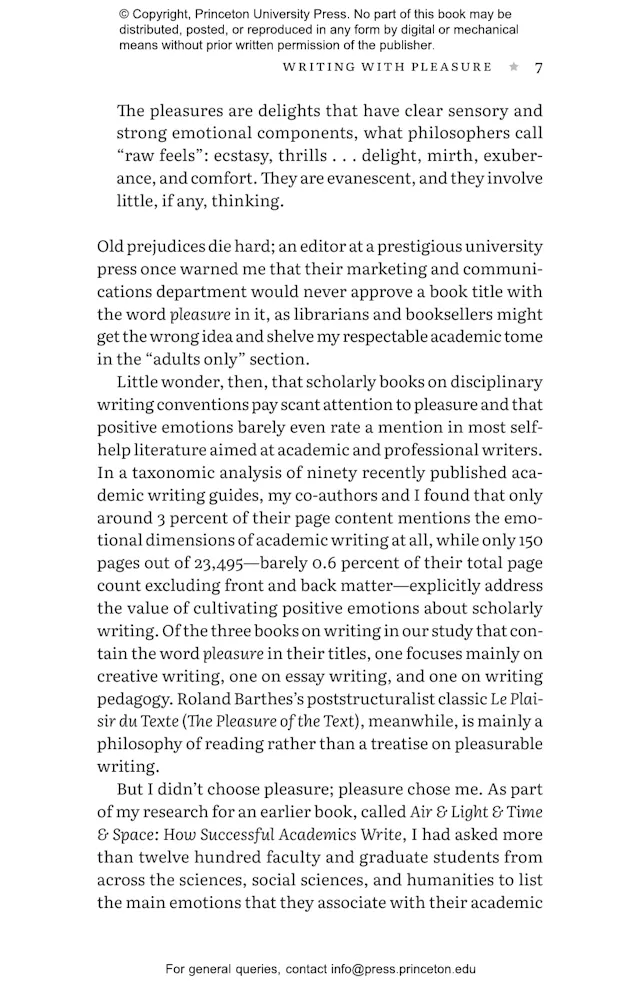 Writing with Pleasure | Princeton University Press